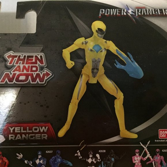Power Ranger | Toys | New Power Rangers Then And Now Yellow Ranger Two ...